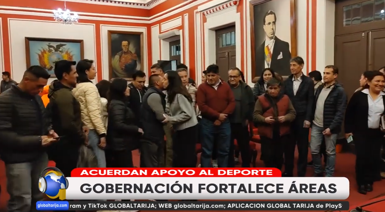 GOBERNACIÓN COMPROMETE APOYO A DEPORTISTAS DE TARIJA
